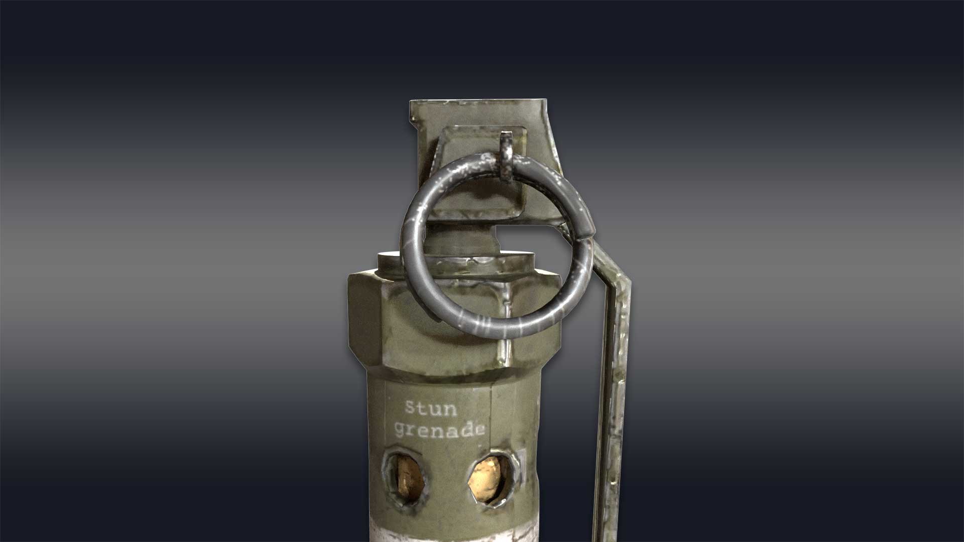 Stun Grenade Military - Flash Bang 3D Model - TurboSquid 2143216