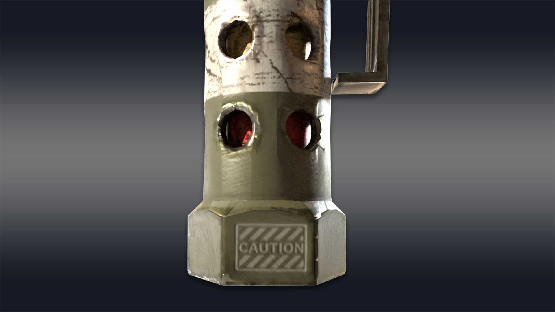 Stun Grenade Military - Flash Bang 3D Model - TurboSquid 2143216