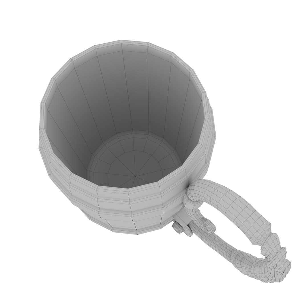 3D Wooden Beer Mug - TurboSquid 2084938