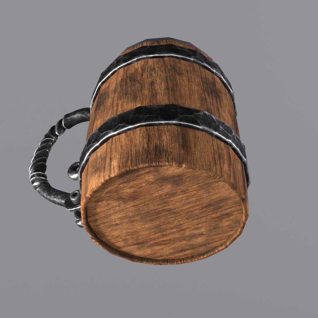 3D Wooden Beer Mug - TurboSquid 2084938