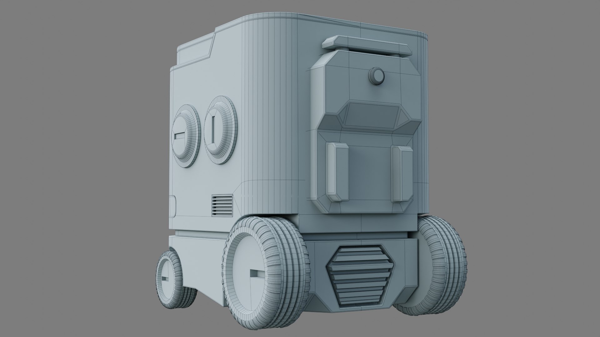 Autonomous Delivery Robot 01 3D Model - TurboSquid 2351883