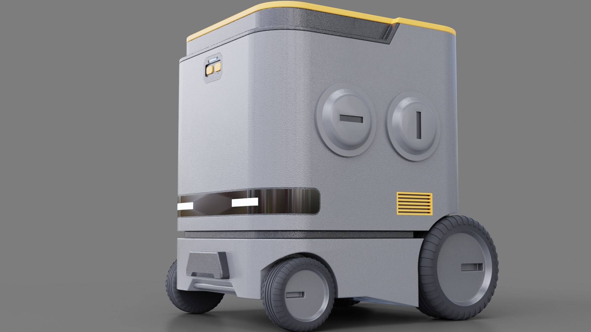 Autonomous Delivery Robot 01 3D Model - TurboSquid 2351883