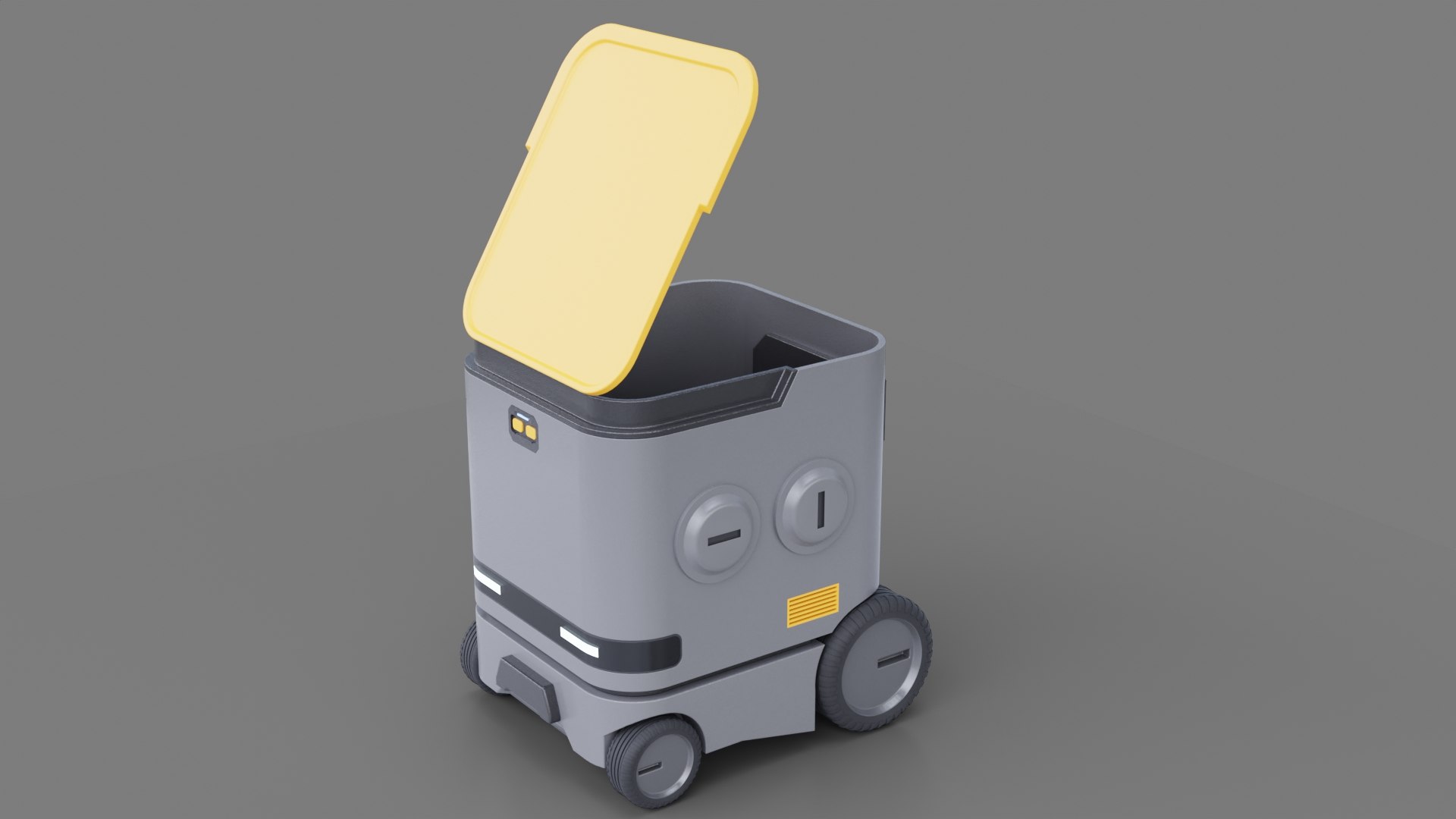Autonomous Delivery Robot 01 3D Model - TurboSquid 2351883