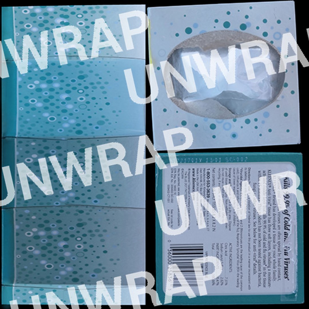 Tissue Box 3D Model - TurboSquid 1212357