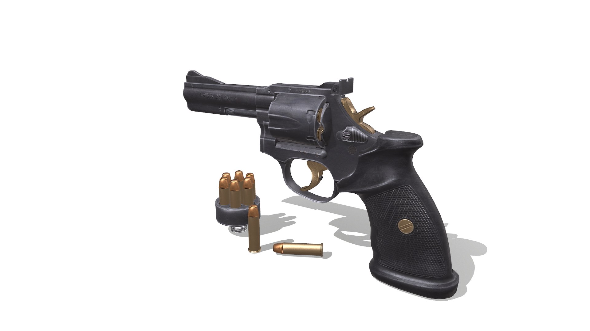 Manurhin MR 73 Low-poly PBR 3D Model - TurboSquid 1999748