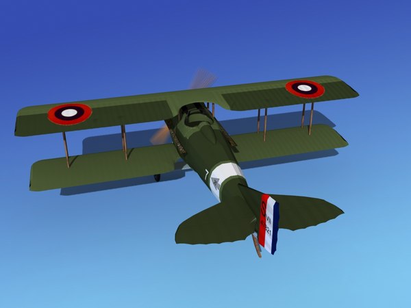 3d spad vii s fighter aircraft