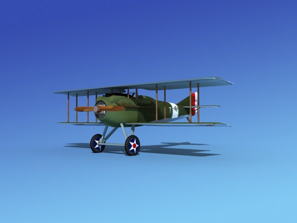 3d spad vii s fighter aircraft