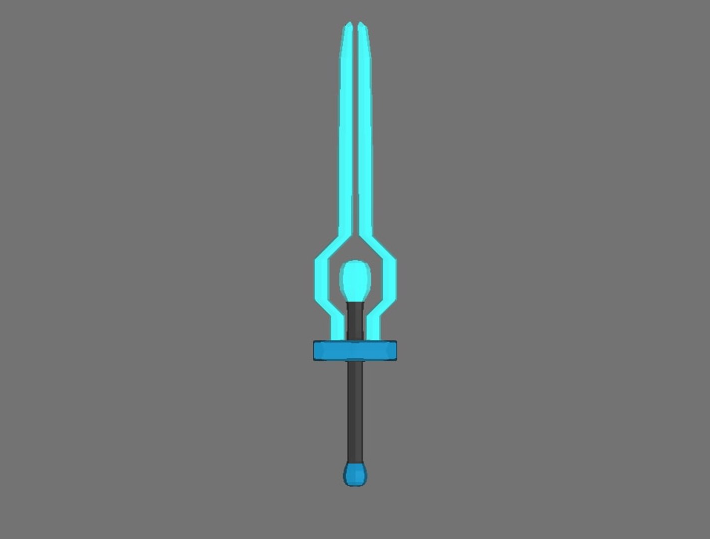 3d Futuristic Sword Plasma Model