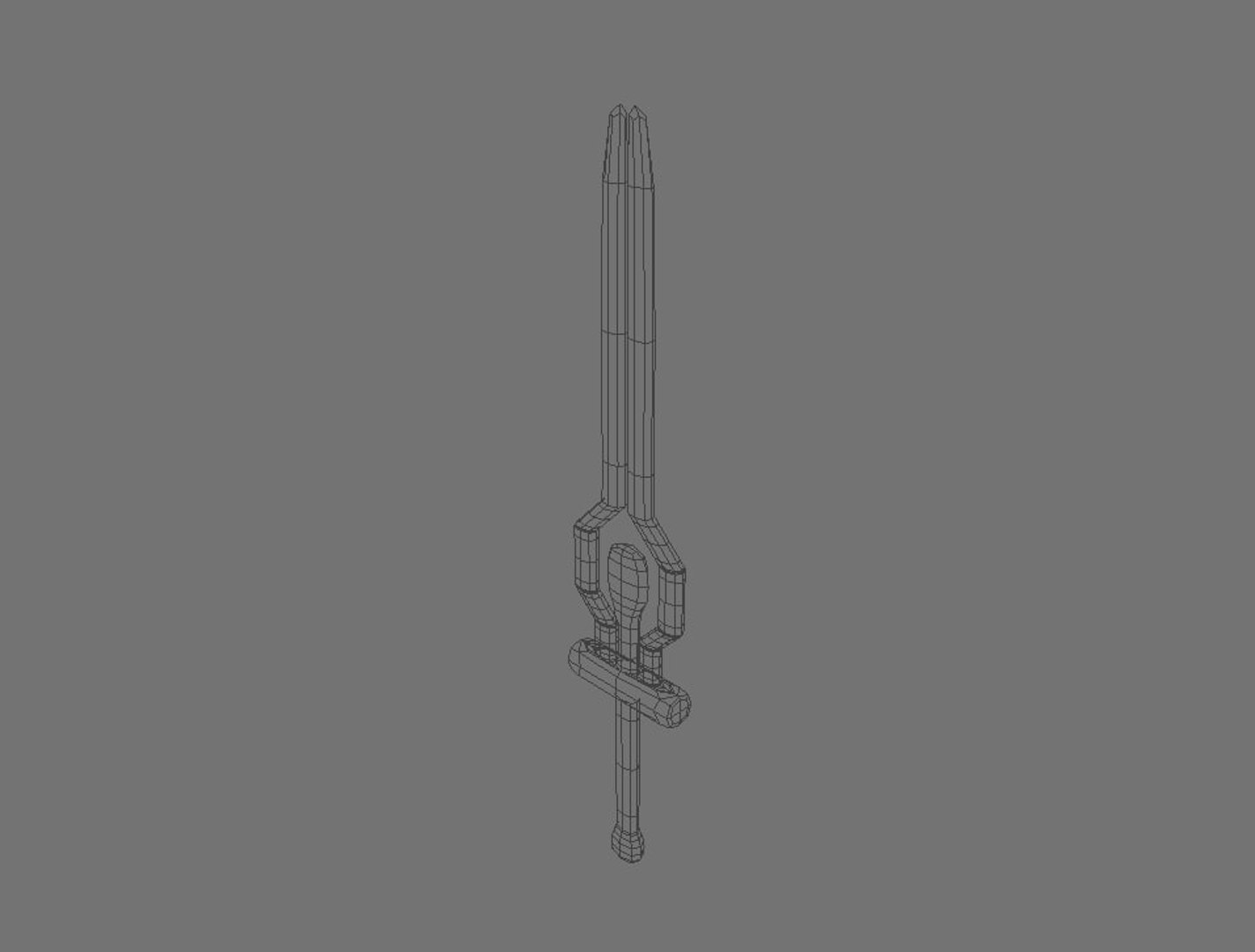 3d Futuristic Sword Plasma Model
