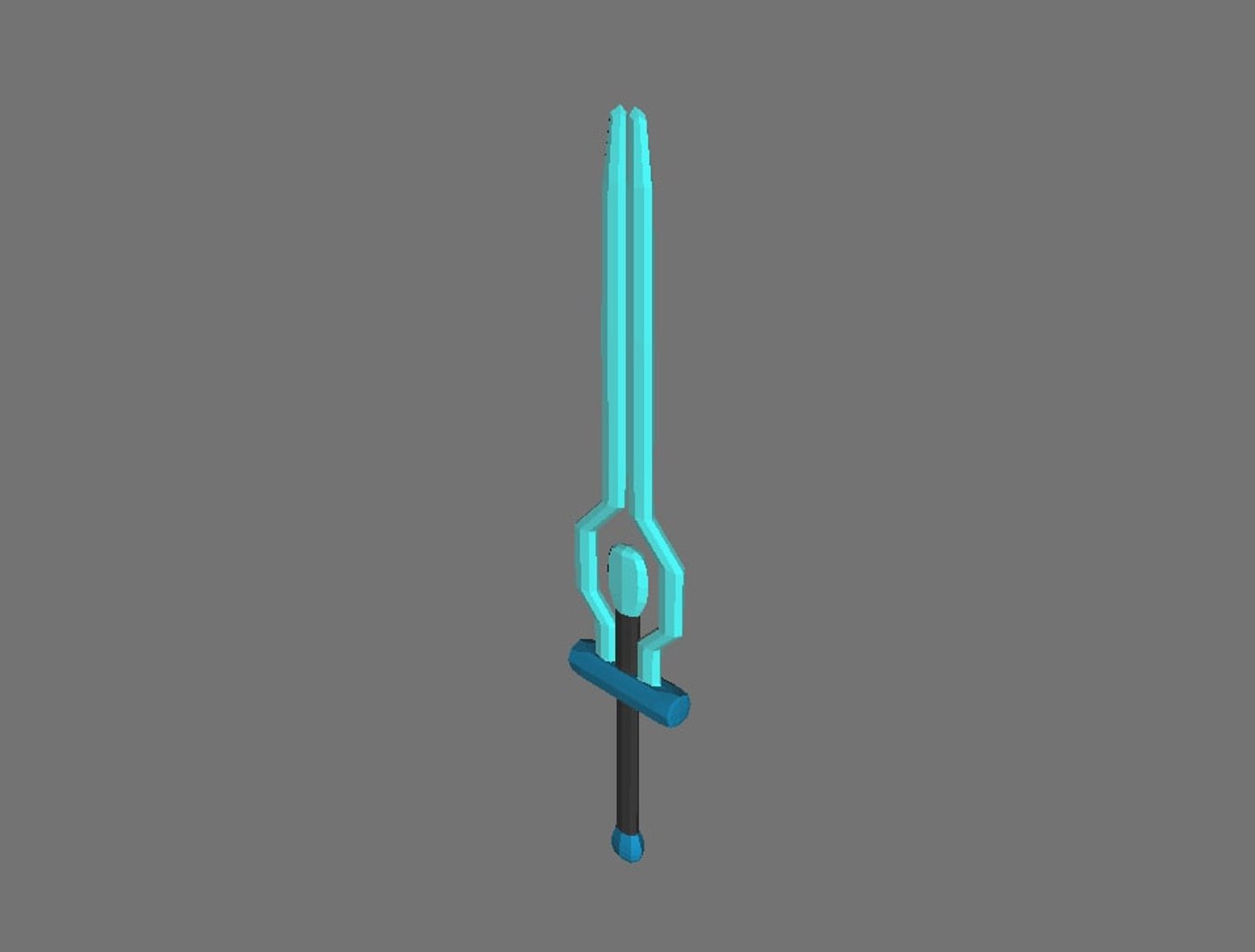 3d Futuristic Sword Plasma Model