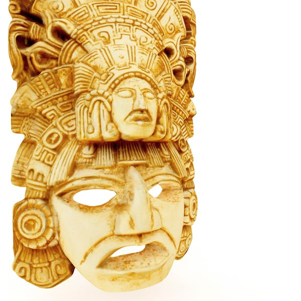 3d model mayan replica asset