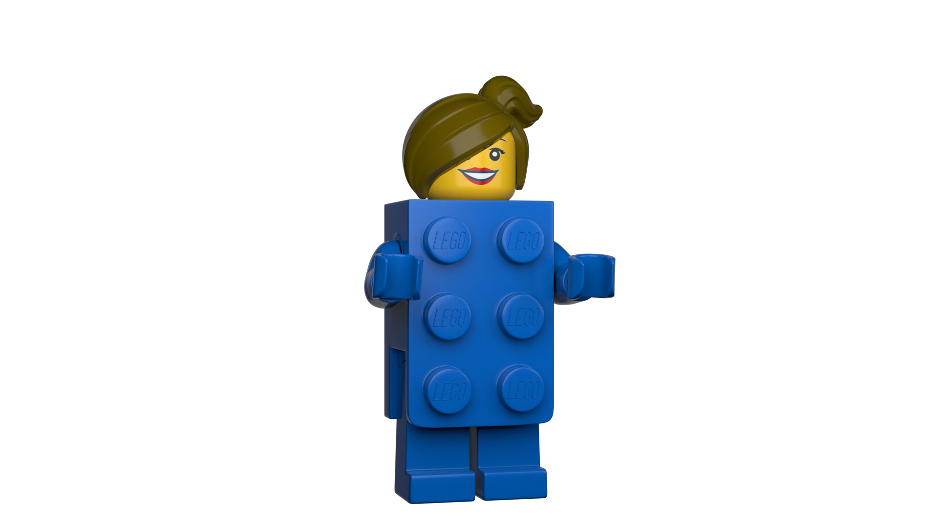 Lego Brick Suit Girl 3d Model 3D Model - TurboSquid 1733111