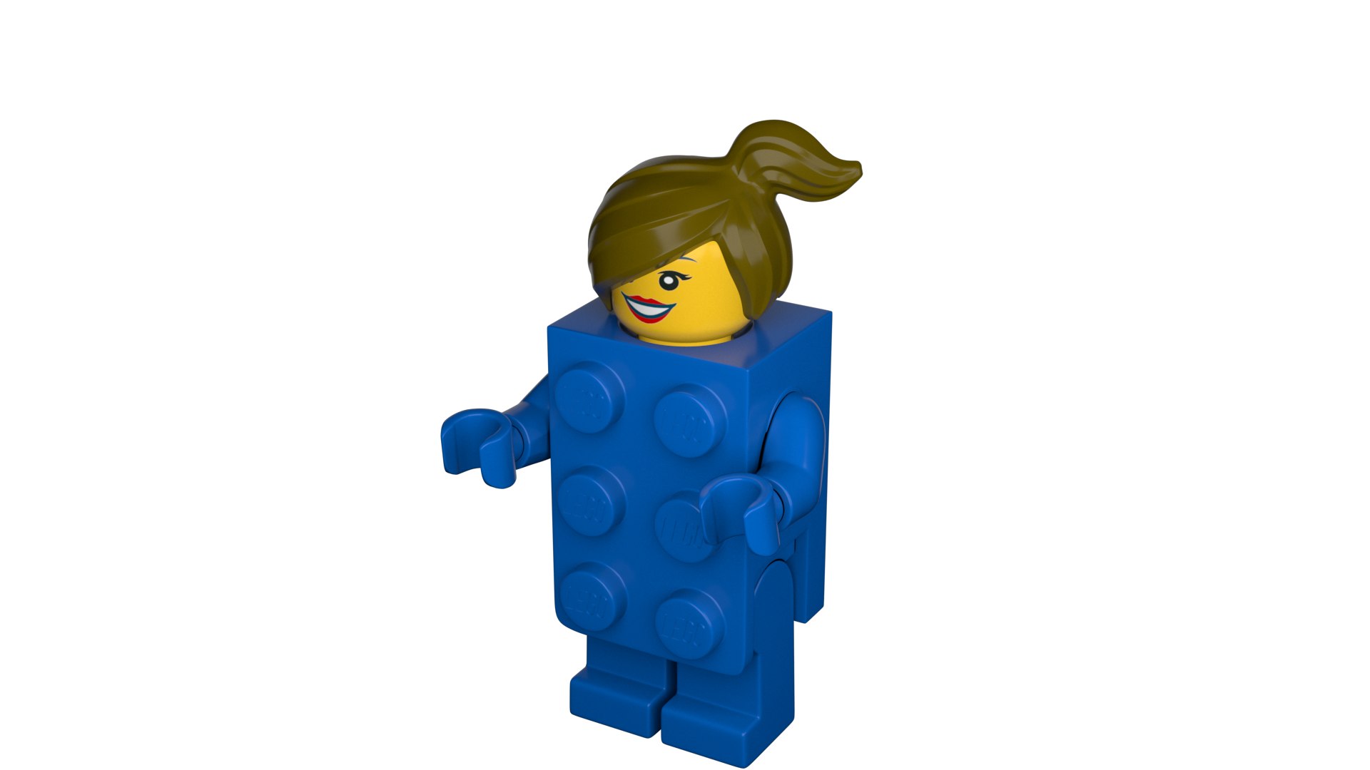 Lego Brick Suit Girl 3d Model 3D Model - TurboSquid 1733111