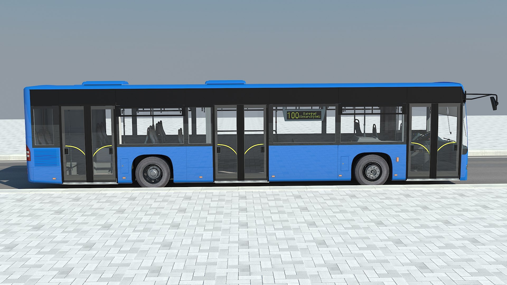 3d Mercedes Conecto Model