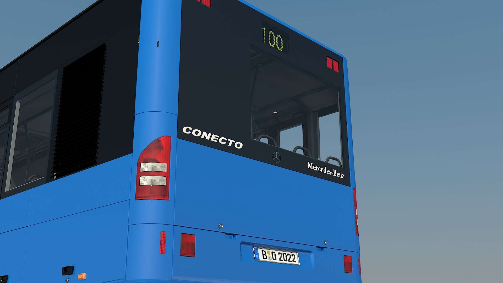 3d Mercedes Conecto Model