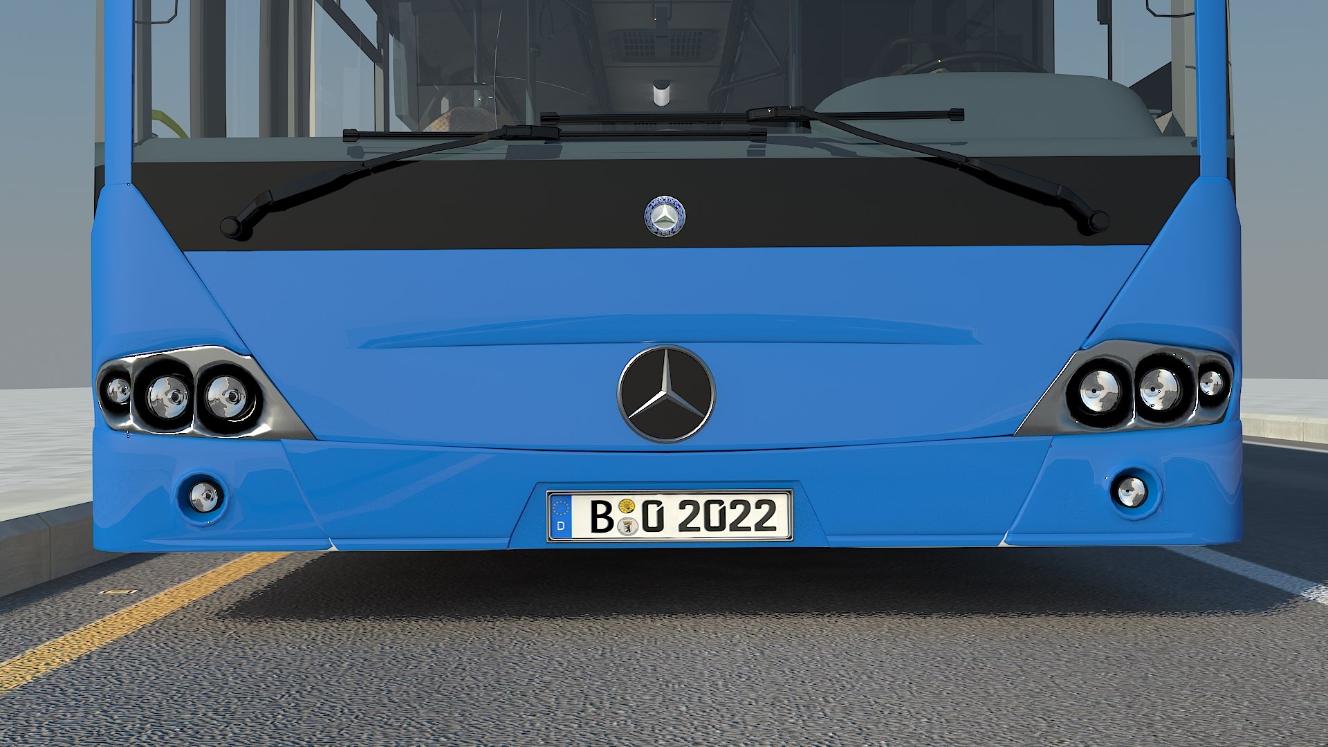 3d Mercedes Conecto Model