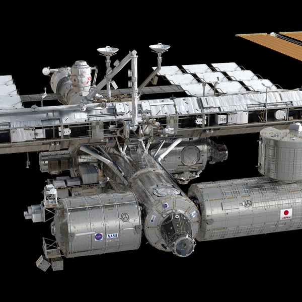 iss 3d model