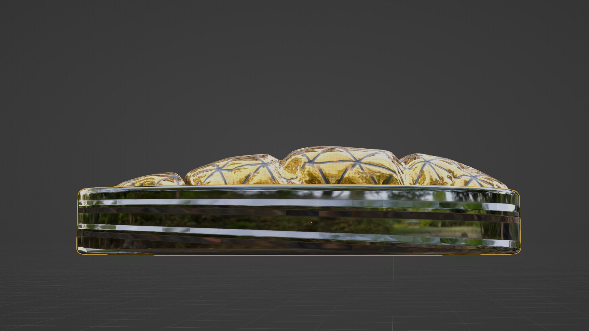 Sci-fi Circular Padding Pillows Surface Panel 3D Model - TurboSquid 1855840