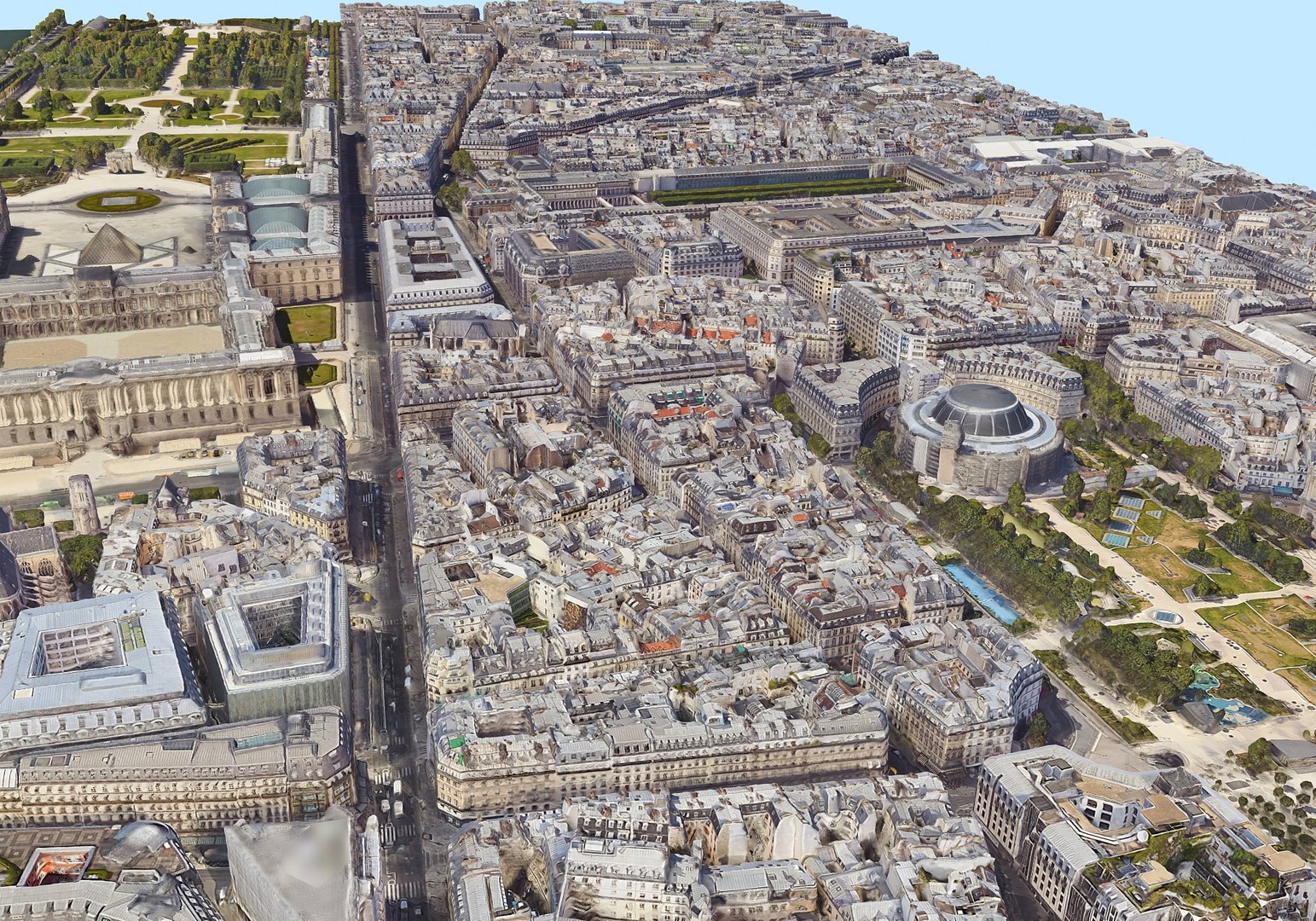 Paris District Champs-Elysees 3D - TurboSquid 1988424