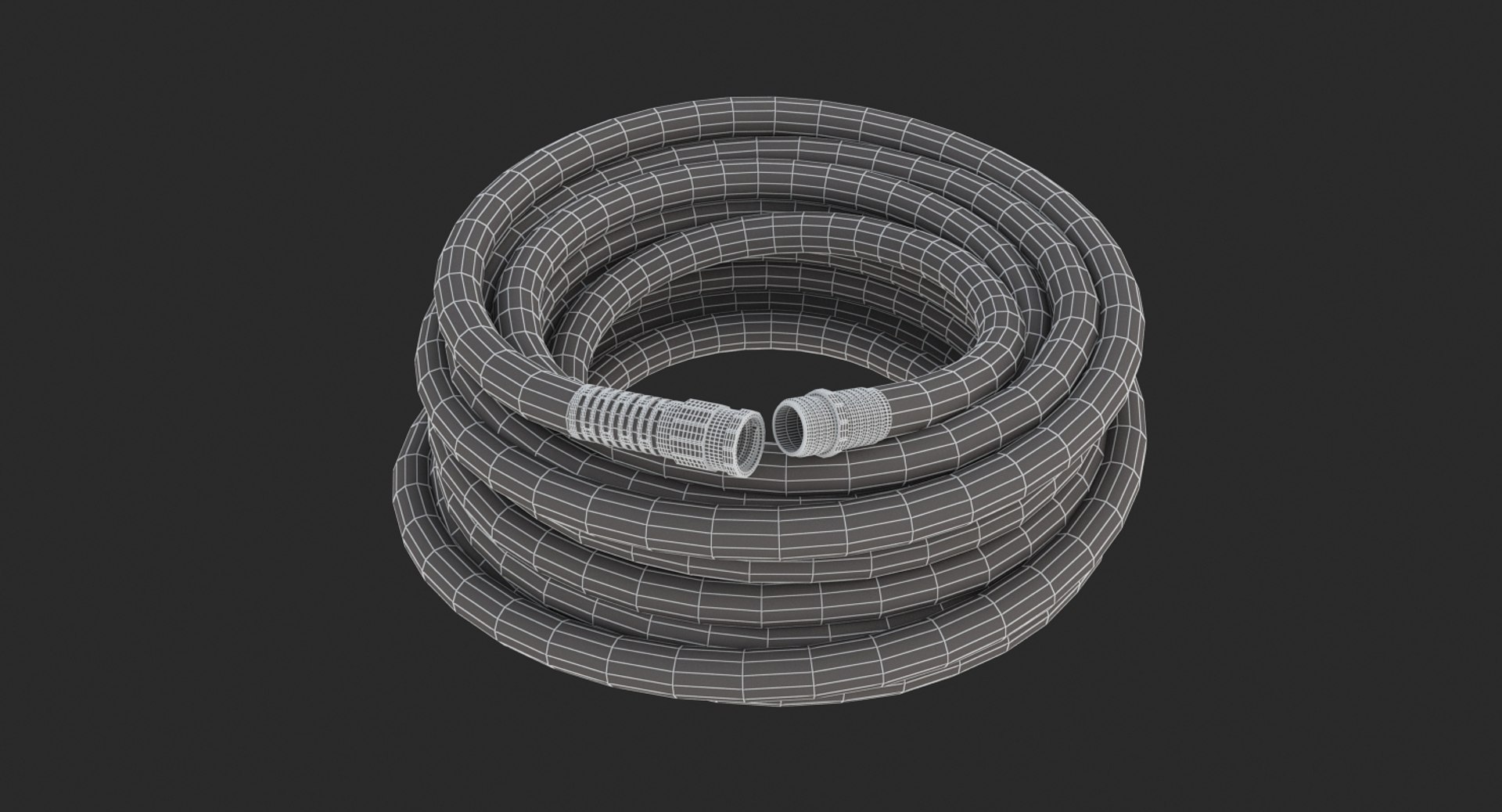 3D Hose Garden Water Model - TurboSquid 1350025