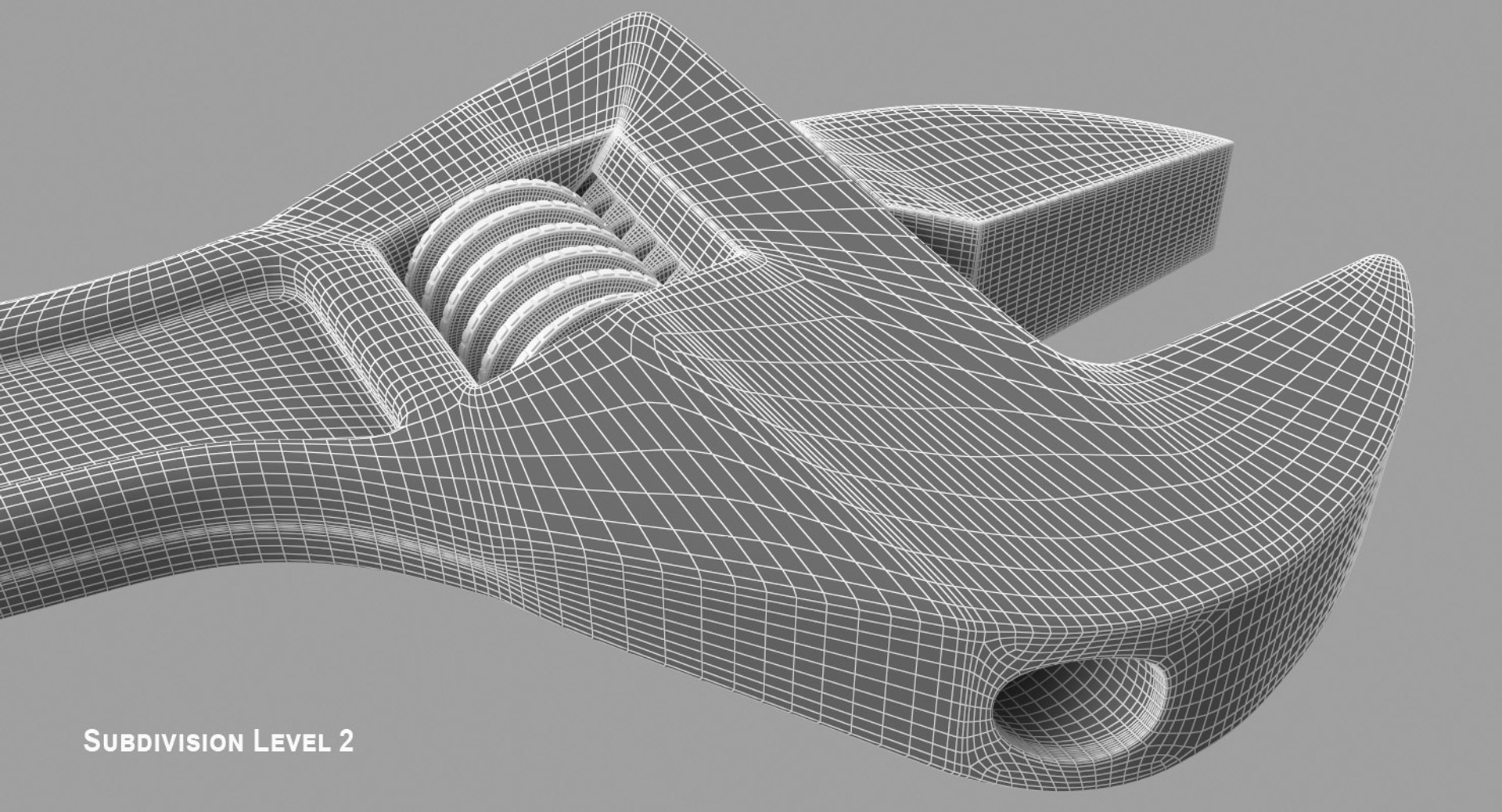 Adjustable wrench model - TurboSquid 1173519
