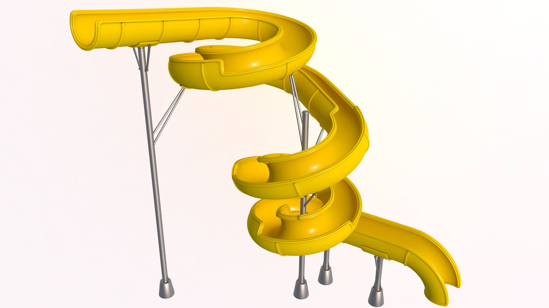 3D Body Water Slide Model - TurboSquid 1773367
