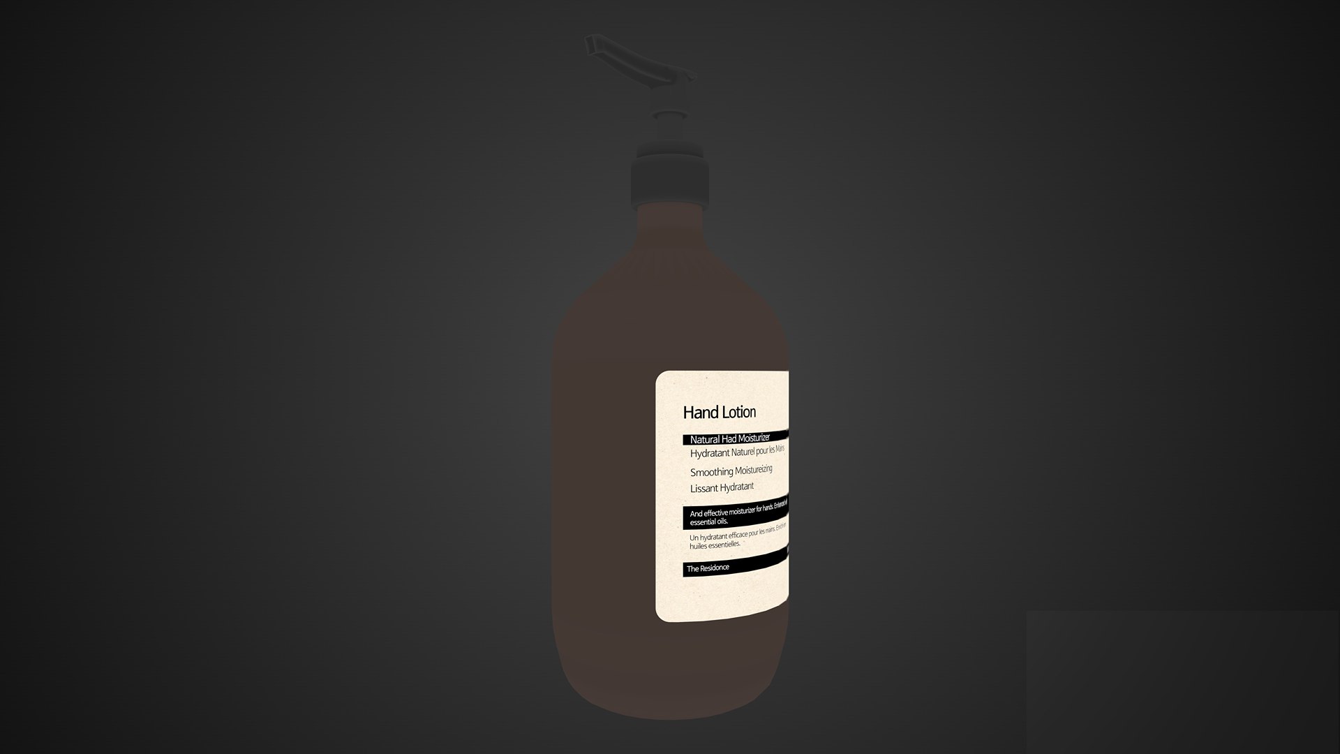 Game Ready Hand Lotion 3D Model - TurboSquid 2102377