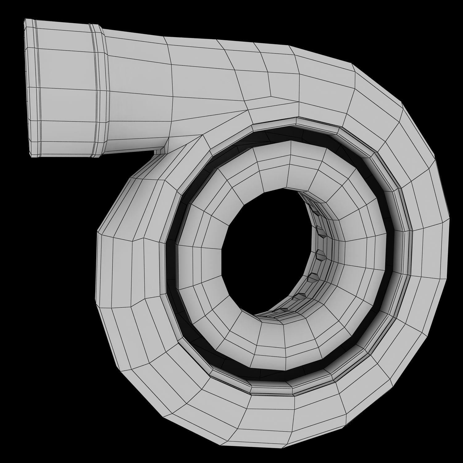 3d model of turbo