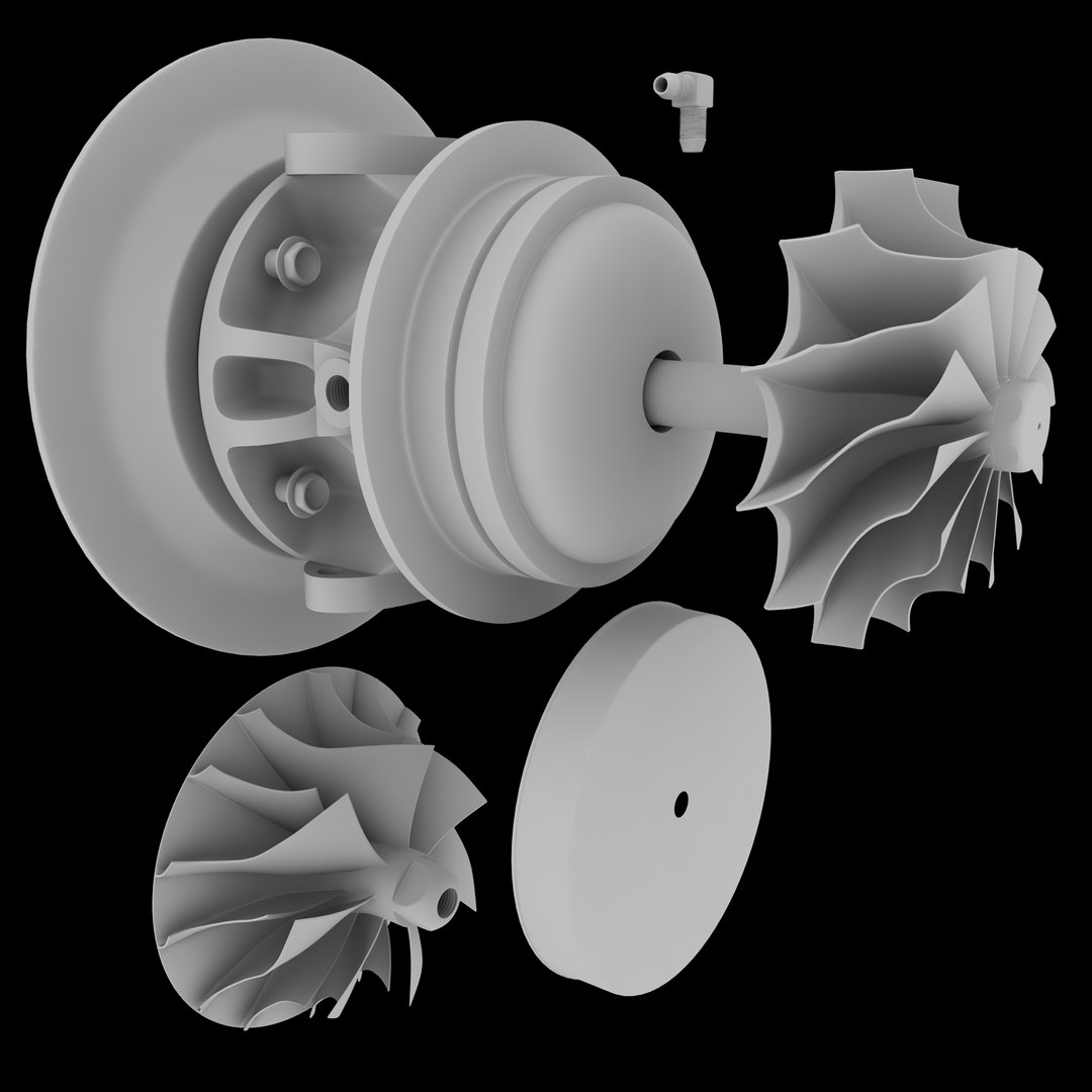 3d Model Of Turbo