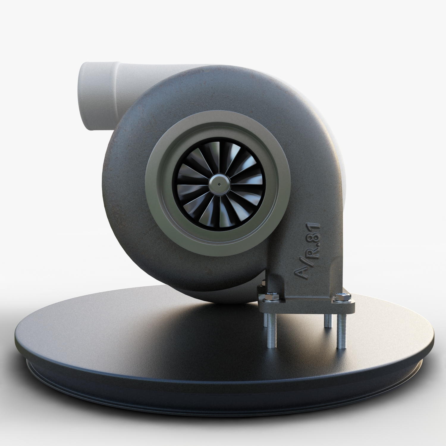 3d model of turbo