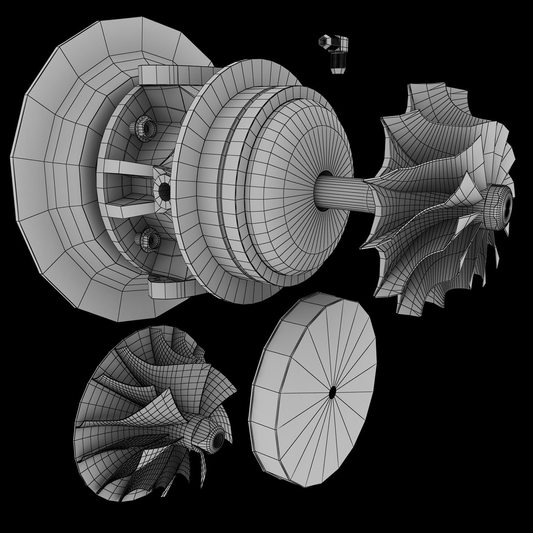 3d Model Of Turbo