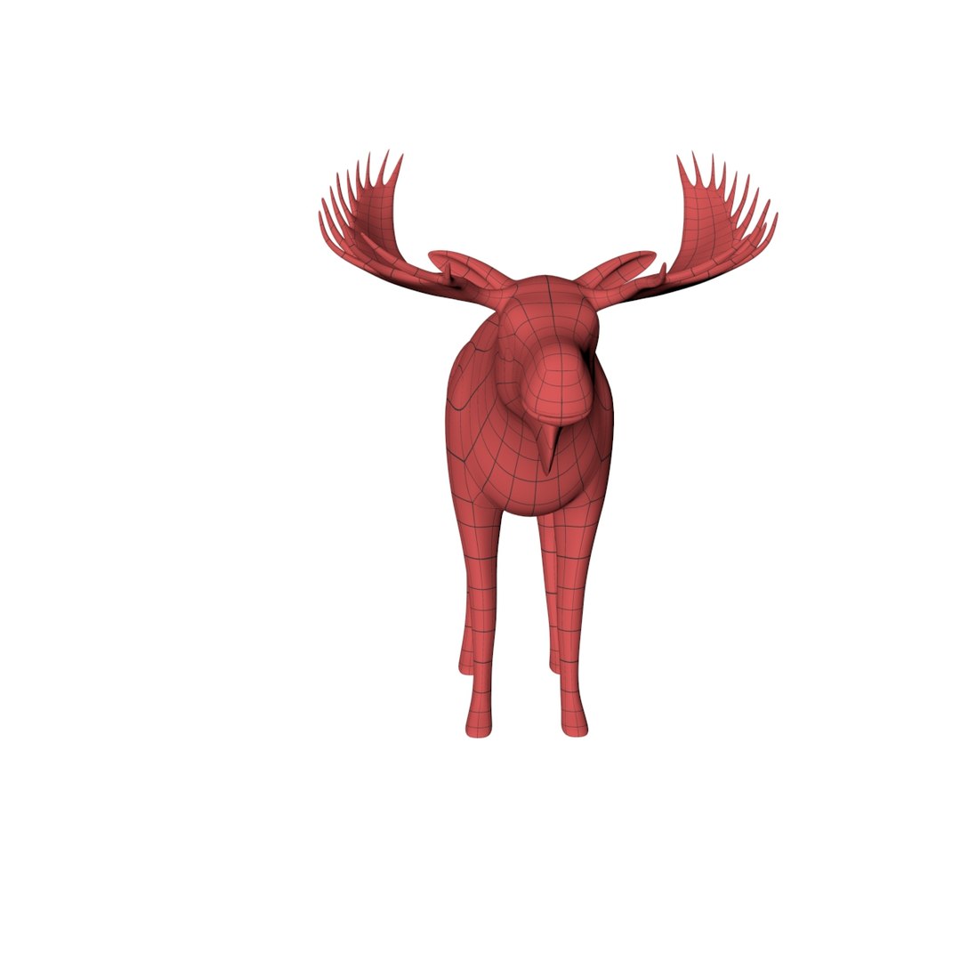 3d Base Mesh Moose