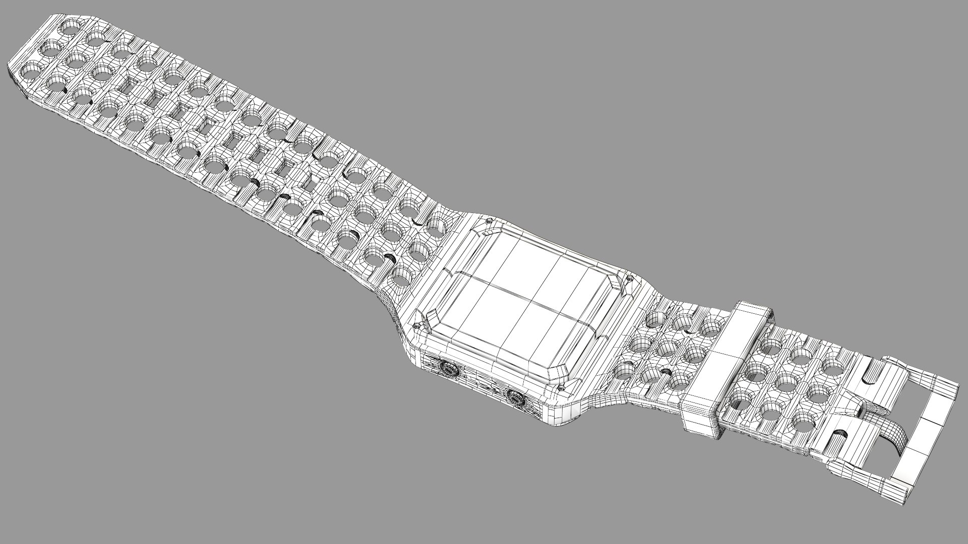 3D Sports Watch Open Strap - TurboSquid 2380882