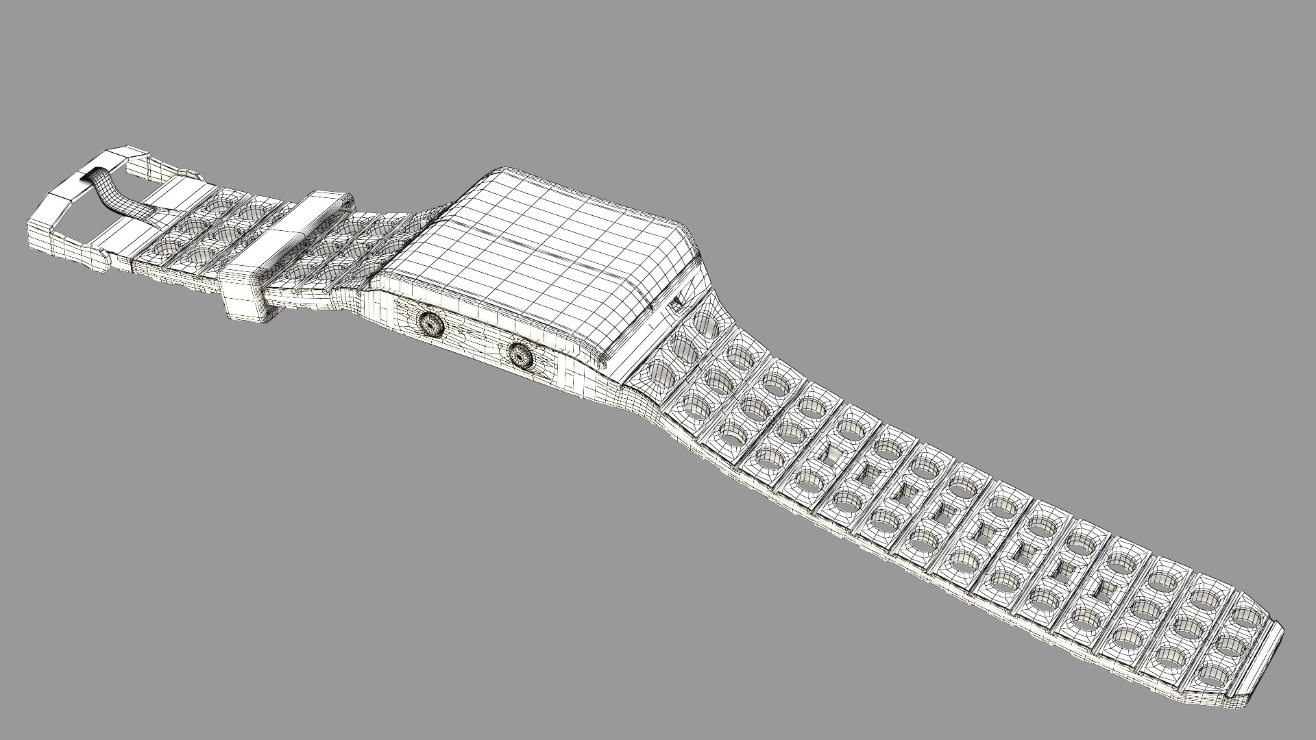 3D Sports Watch Open Strap - TurboSquid 2380882