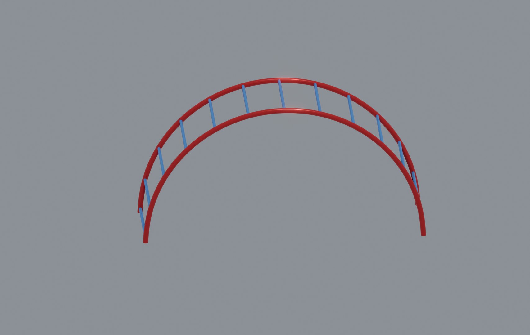 Monkey Bar Round 3D model - TurboSquid 1757228