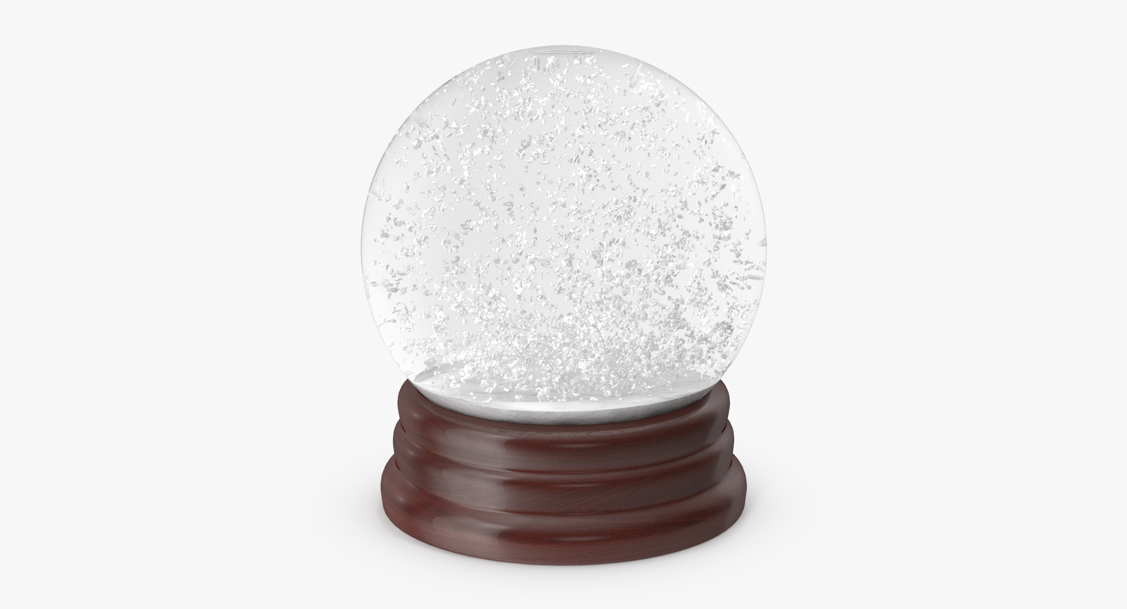 snow globe 3d model