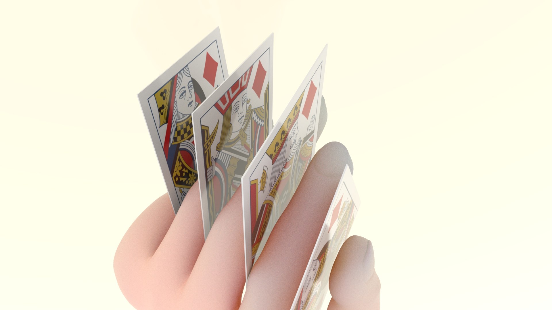 Playing Cards Low Poly 3d Model 3D - TurboSquid 2249685