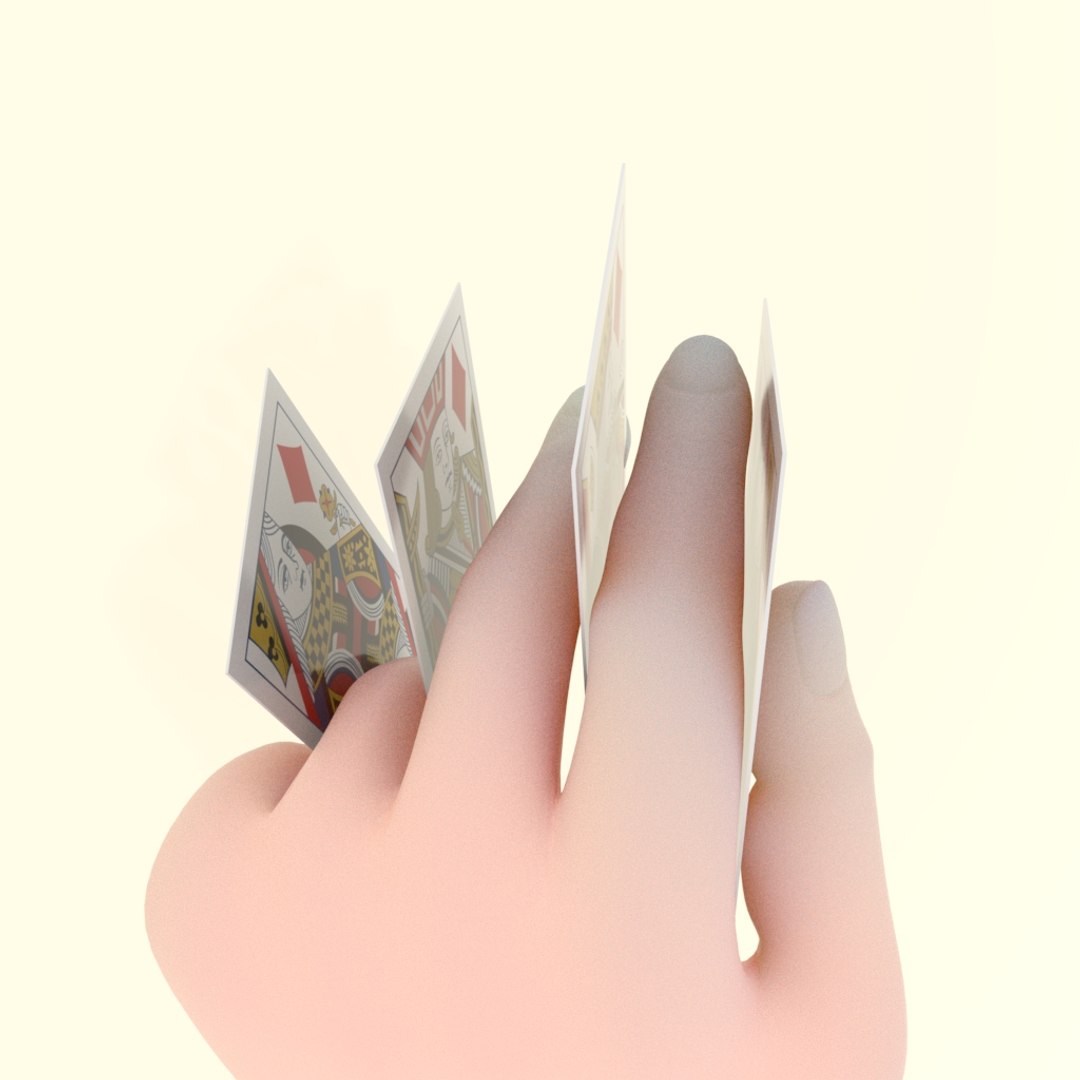 Playing Cards Low Poly 3d Model 3D - TurboSquid 2249685
