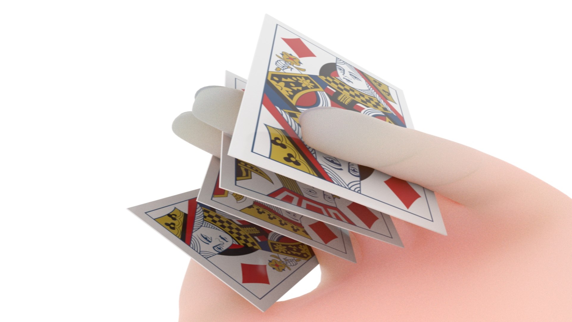 Playing Cards Low Poly 3d Model 3D - TurboSquid 2249685