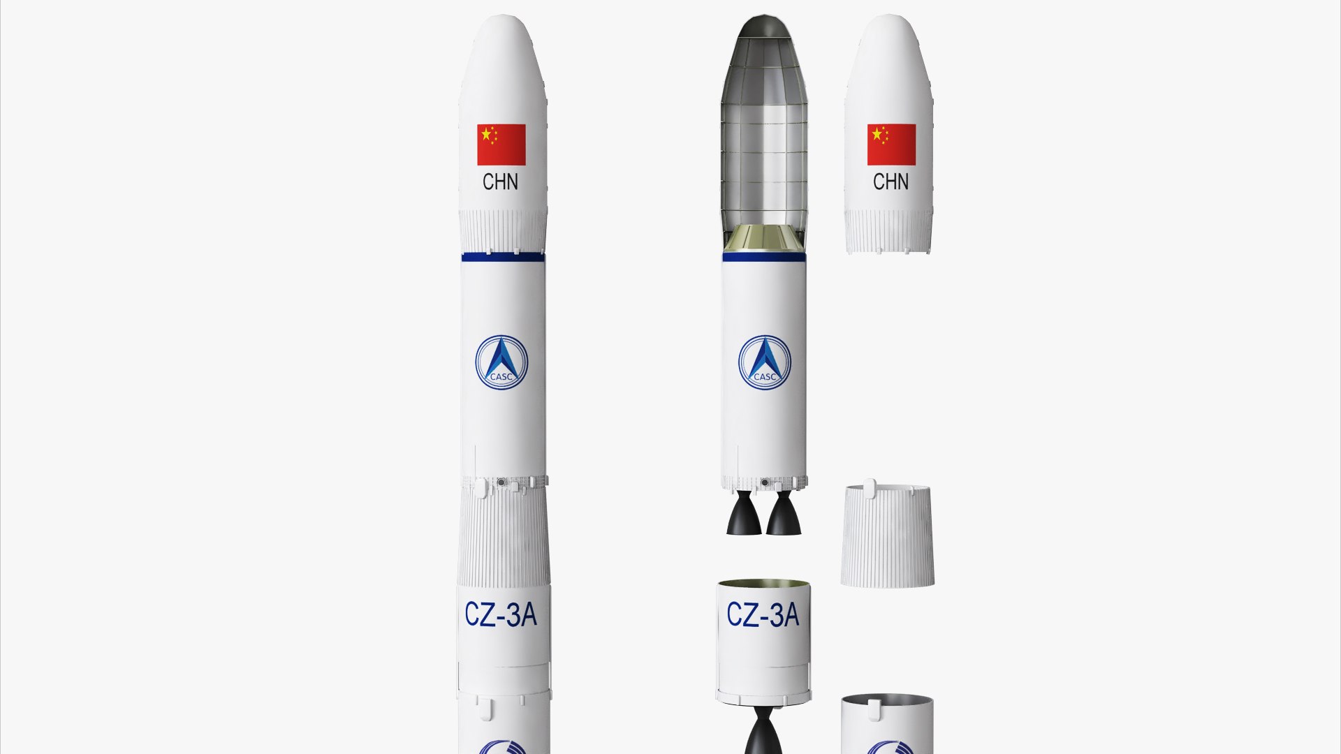 3D CZ-3A Model - TurboSquid 2369427