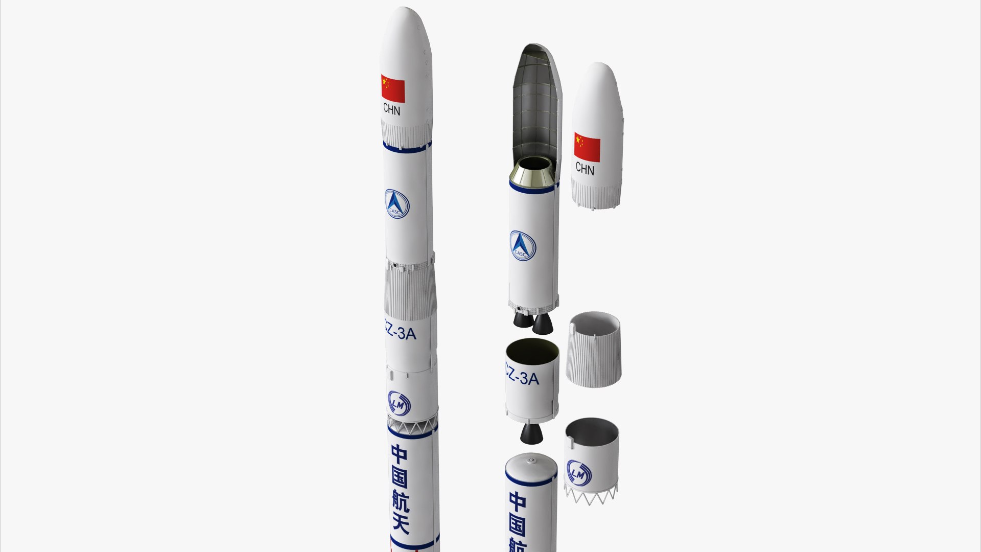 3D CZ-3A Model - TurboSquid 2369427