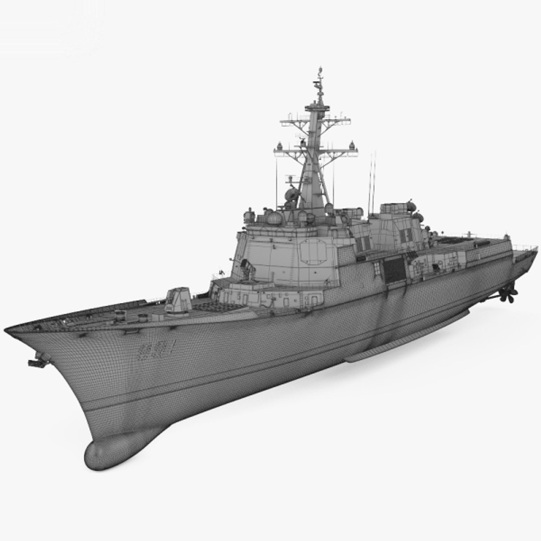 3D Great-class Destroyer Sejong - TurboSquid 1555278