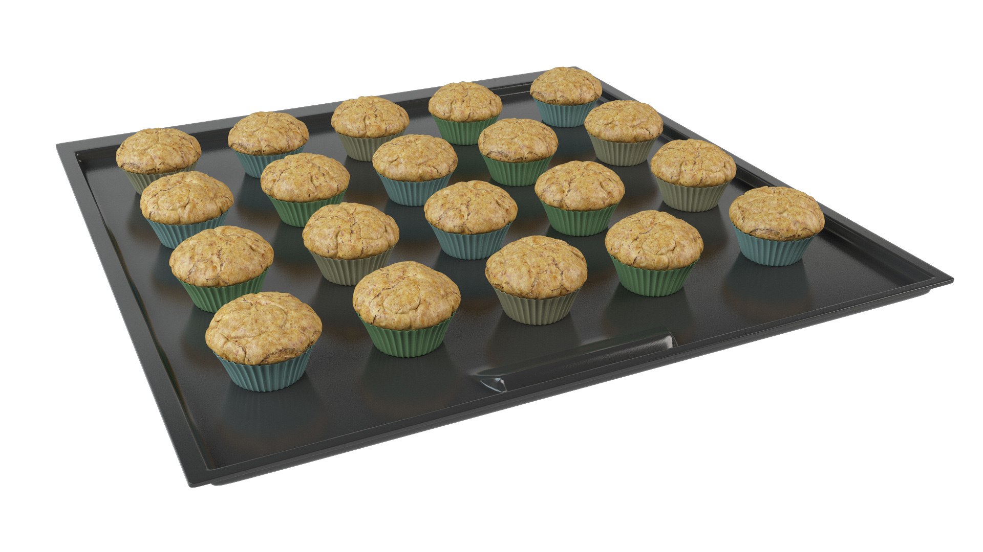 Muffins Bake Animation 3D Model - TurboSquid 1362619