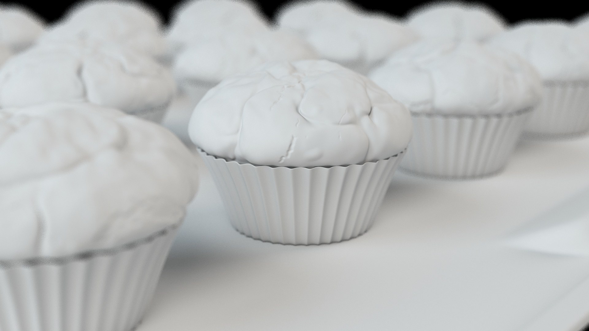 Muffins Bake Animation 3D Model - TurboSquid 1362619