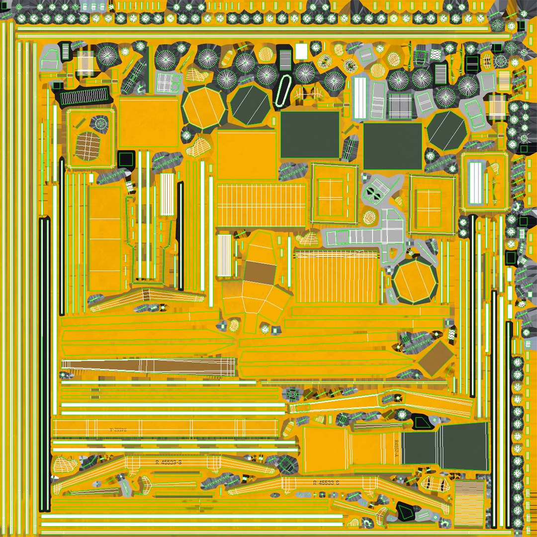 Aged SPAR And TLP Oil Rig Collection Model - TurboSquid 2427077