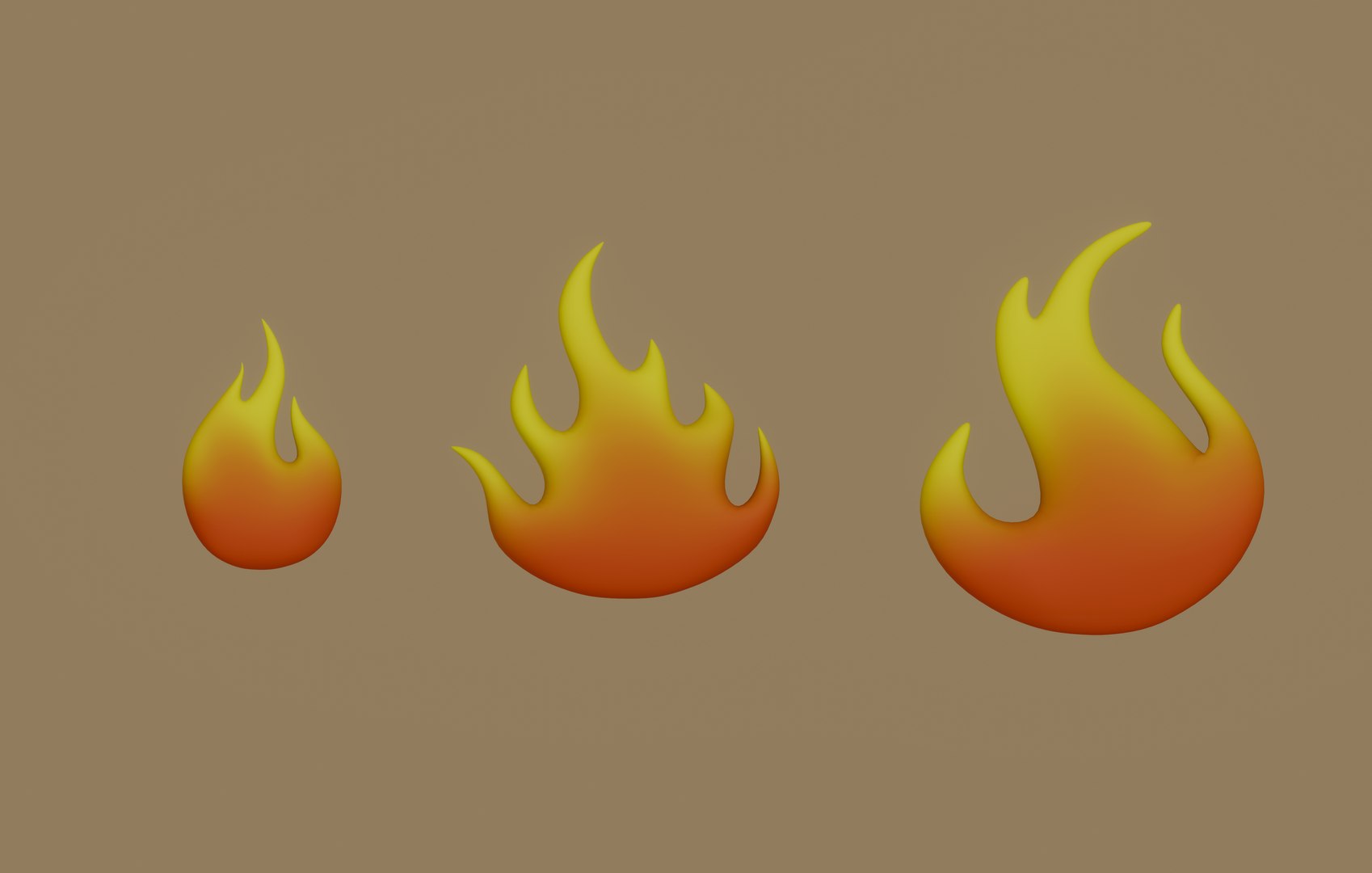 Flame 3D - TurboSquid 2044762