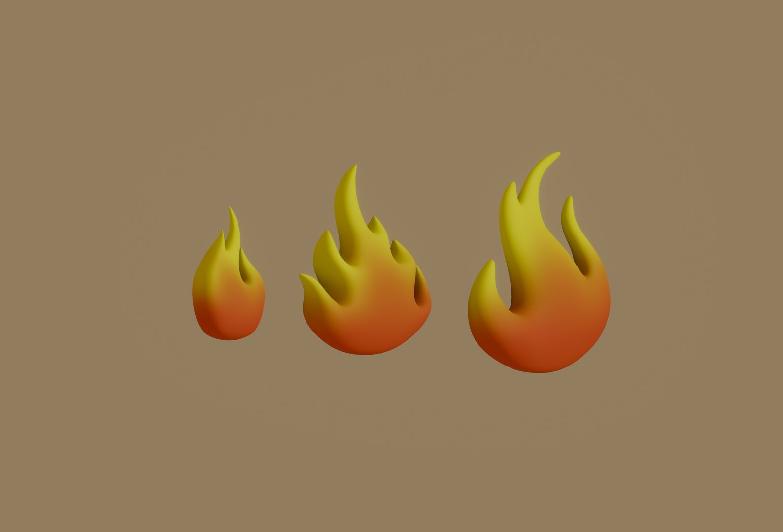 Flame 3D - TurboSquid 2044762