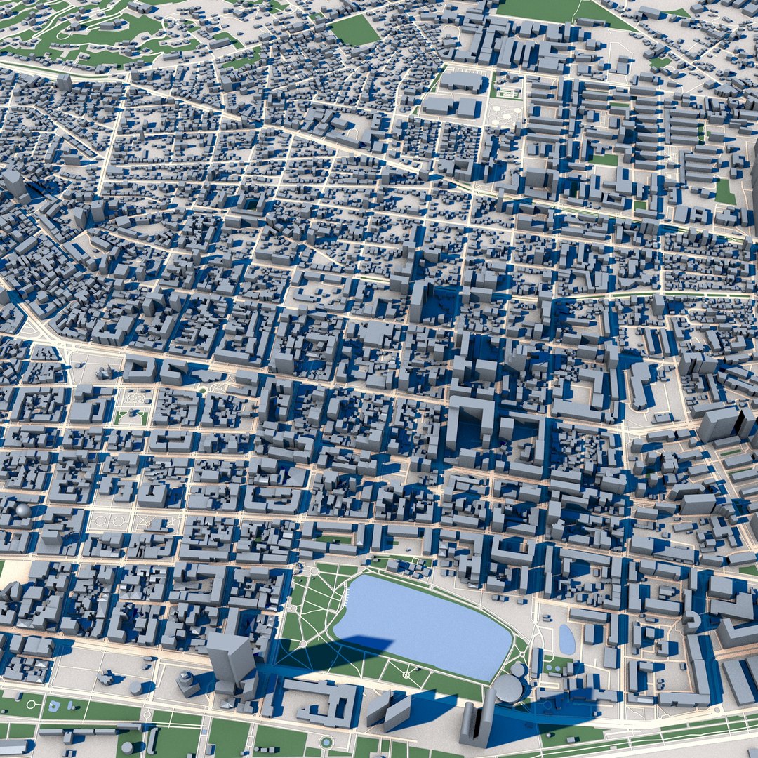 Cityscape Batumi Georgia 3D Model - TurboSquid 2406667