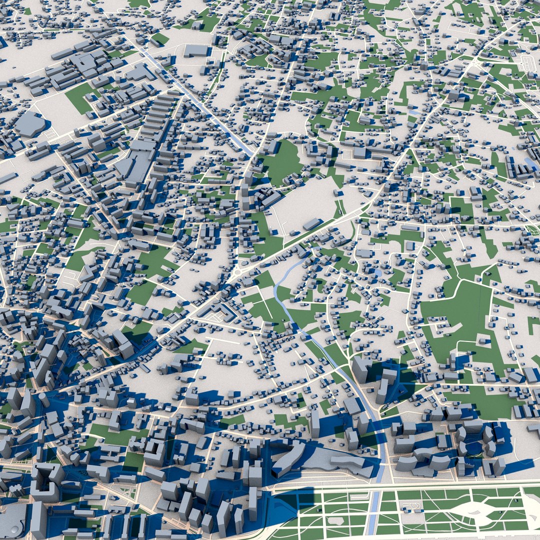 Cityscape Batumi Georgia 3D Model - TurboSquid 2406667