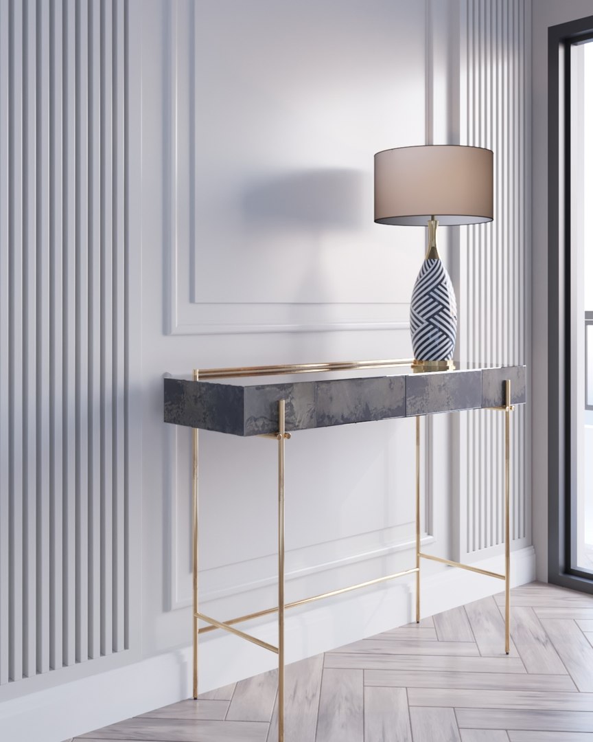 3D Modern Console Table Model - TurboSquid 1321578